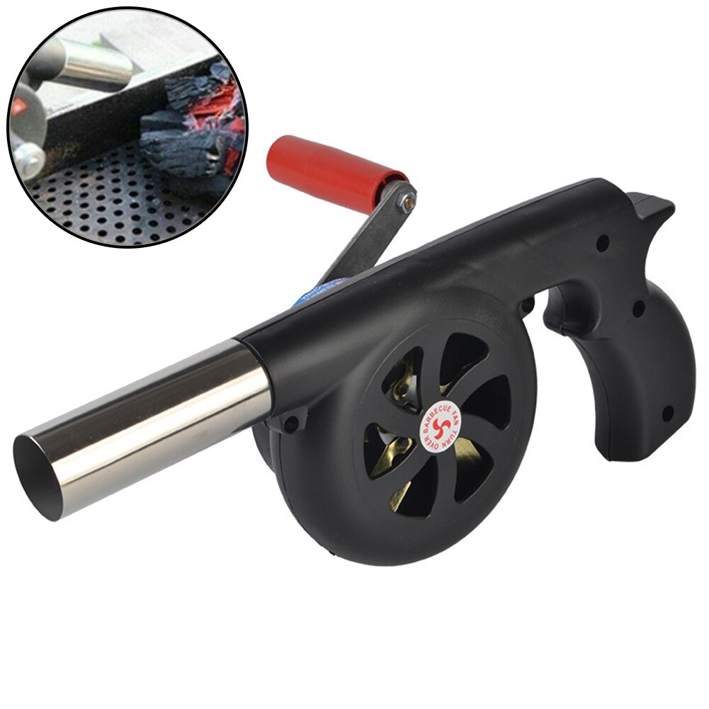 Portable Hand Crank BBQ Air Blower Fan Outdoor Pic... – Vicedeal