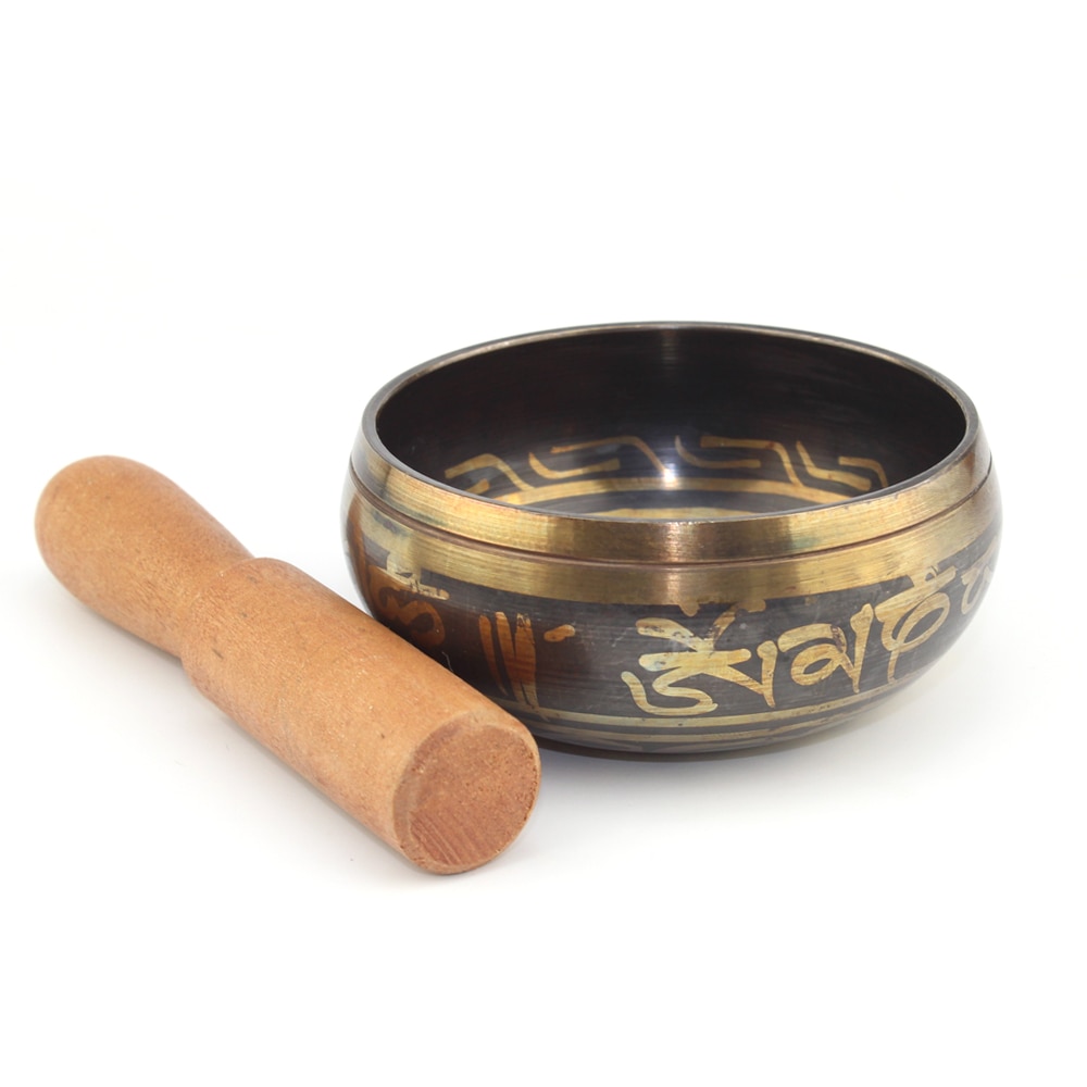 Tibetan Bell Metal Buddhist Singing Bowl Home Deco... – Grandado