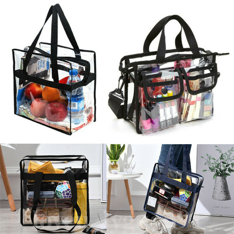 Newest Clear Tote Vinyl Plastic PVC Shoulder Bag B... – Grandado