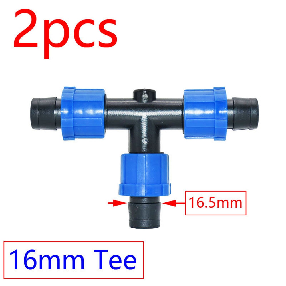 2pcs16mm Irrigation Drip Tape Connectors Farm Wate... – Grandado