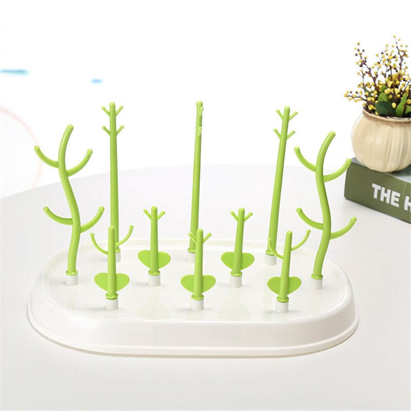 Drain Baby Feeding Bottle Drying Rack Mat Tree She... – Vicedeal