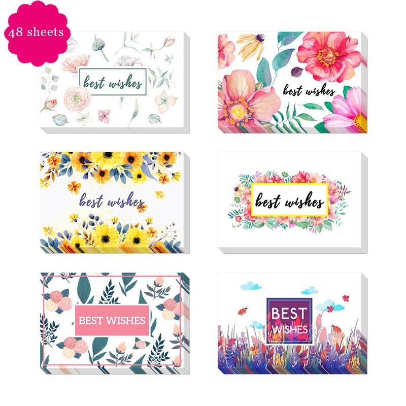 6pcs Cartoline Grazie Carte di Nozze Creativo Rega... – Grandado