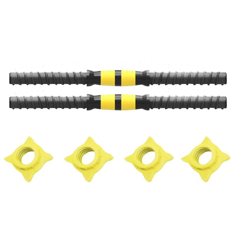 1 Pair of Dumbbell Bars Threaded Dumbbell Handle S... – Vicedeal