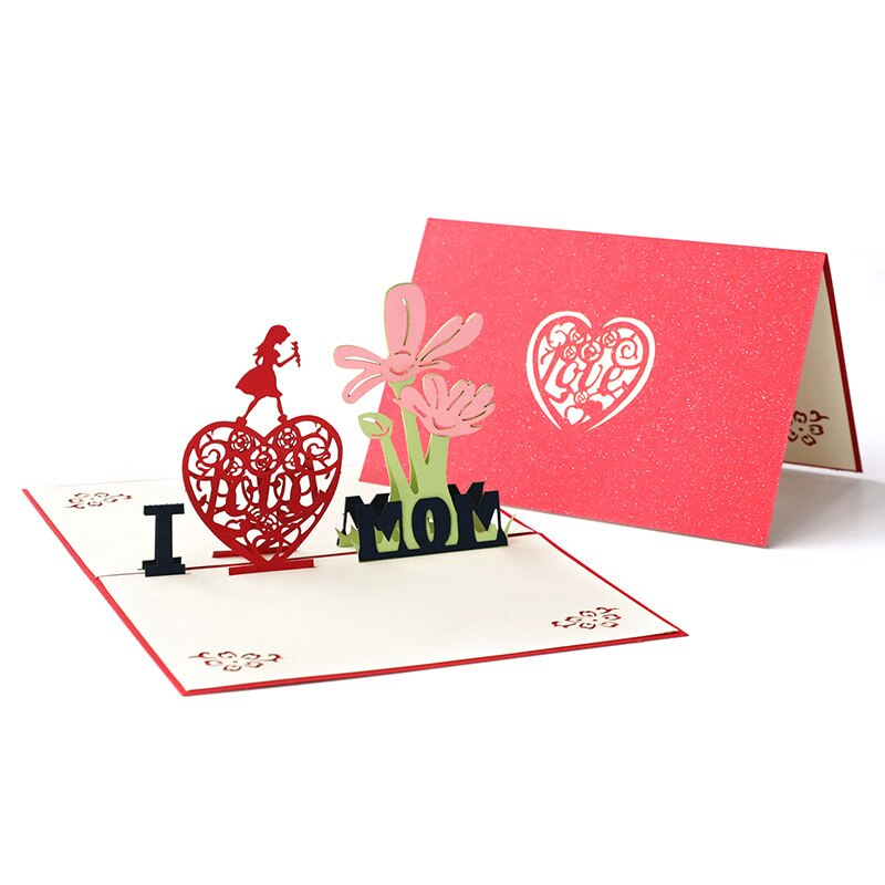 Tarjetas 3d Para El Día De La Madre Bonitas Flore Grandado