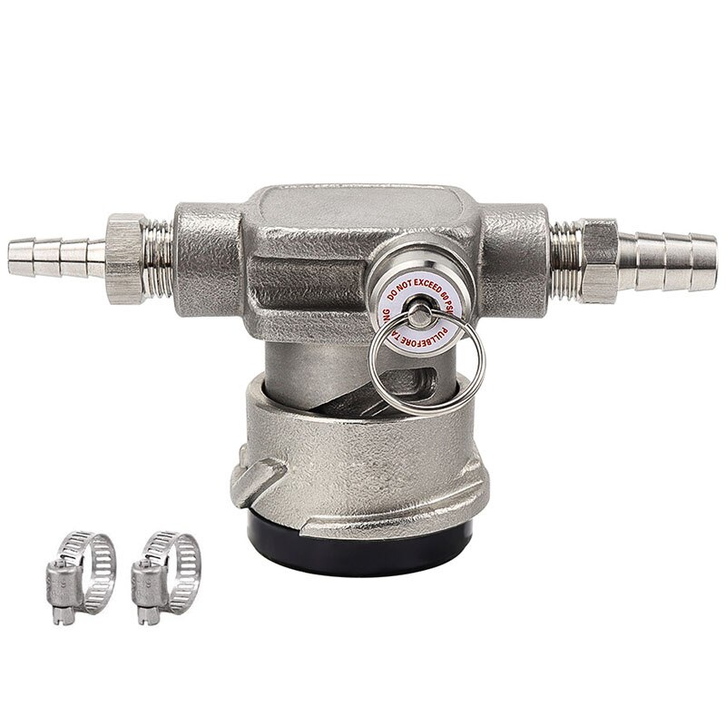 Low Profile "D" Type Keg Coupler, Flat Head Couple... – Grandado