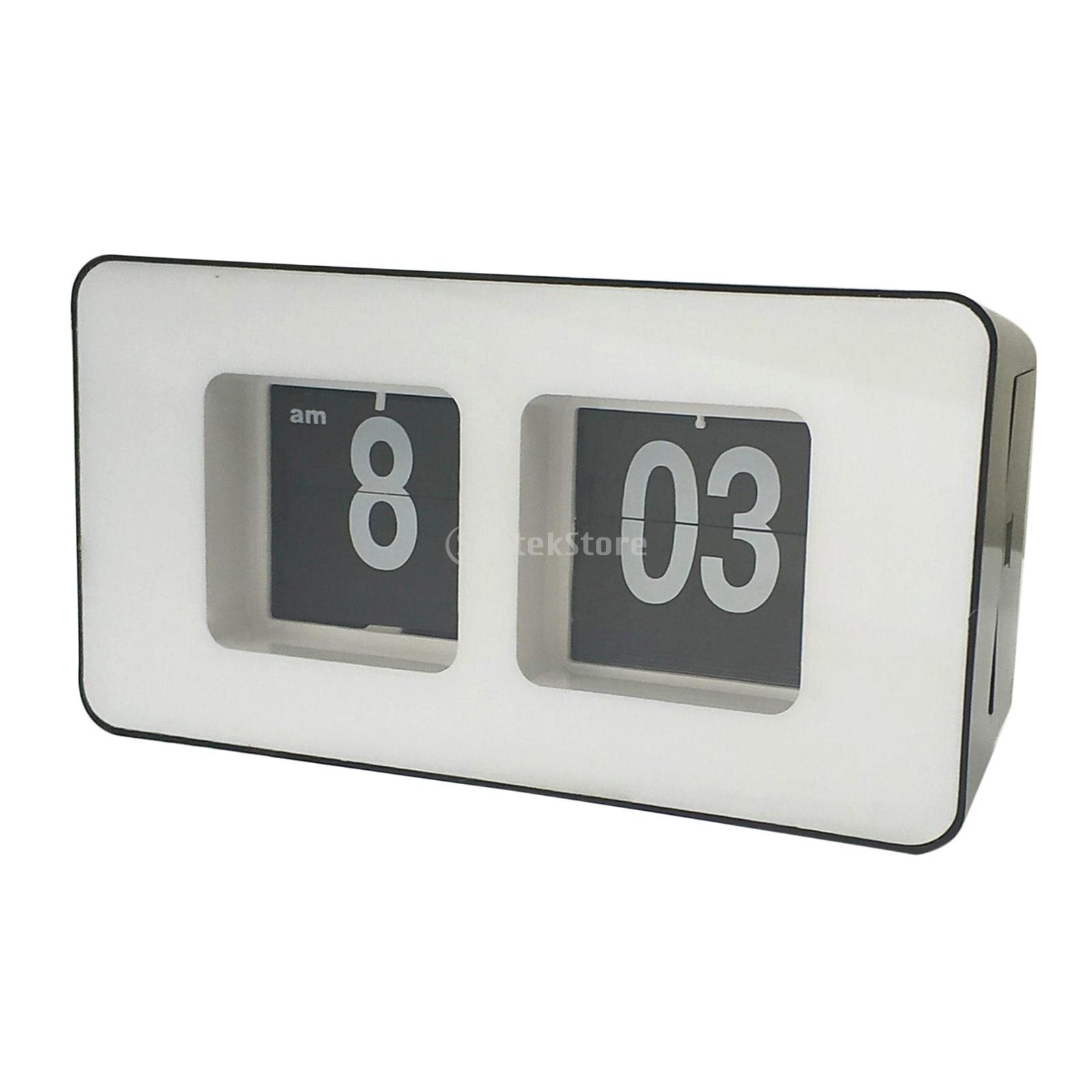 Retro Auto Flip Clock Digital Wall Cloks Digital D... – Grandado
