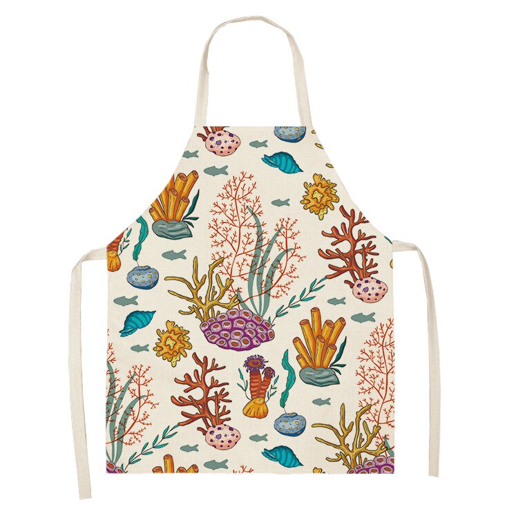 Marine Organism Apron Dolphin Jellyfish Aprons for... – Grandado