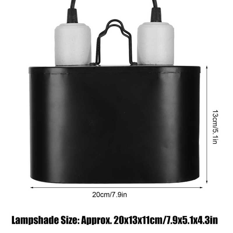 Lighting Lamp Set Reptile Pet Double Light Lighting Temperature Control ...