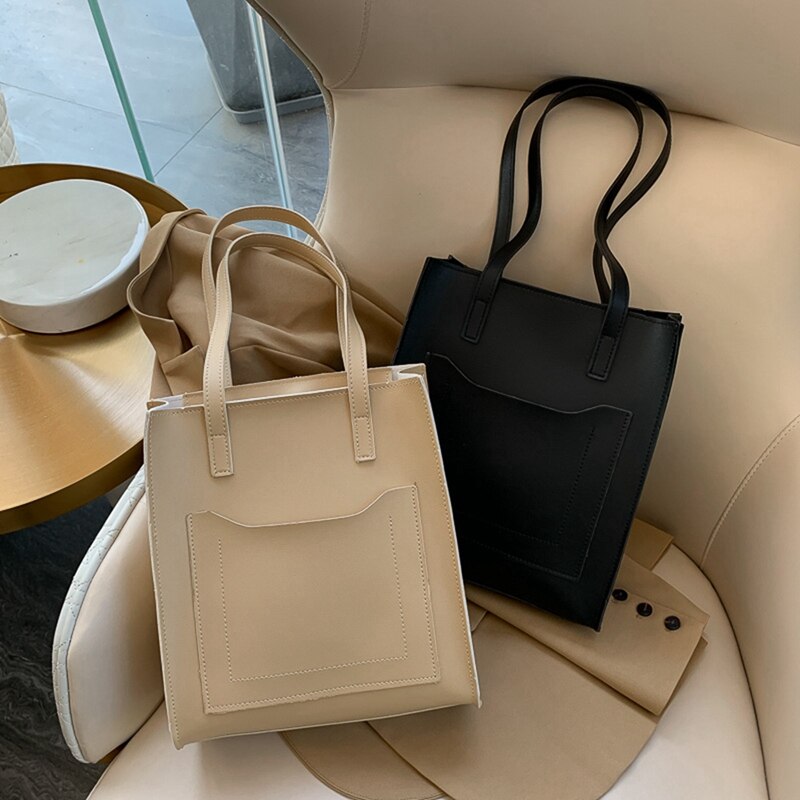 Korean Style Simple Tote Bag Shoulder Bag All-Matc... – Grandado