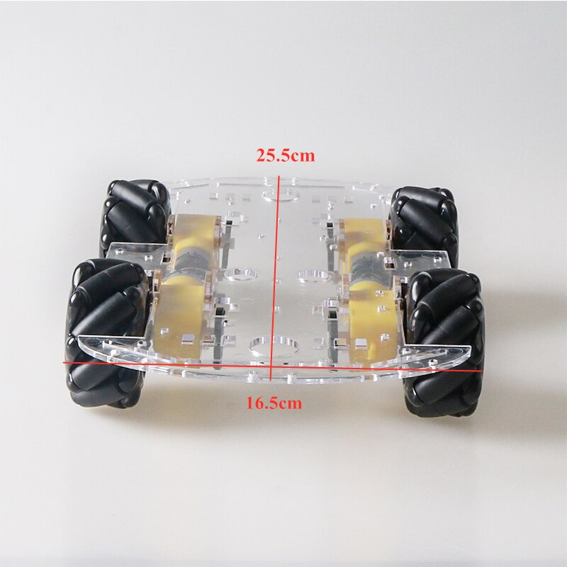 60mm Mecanum Wheel DIY 4WD RC Intelligent Mobile R... – Grandado