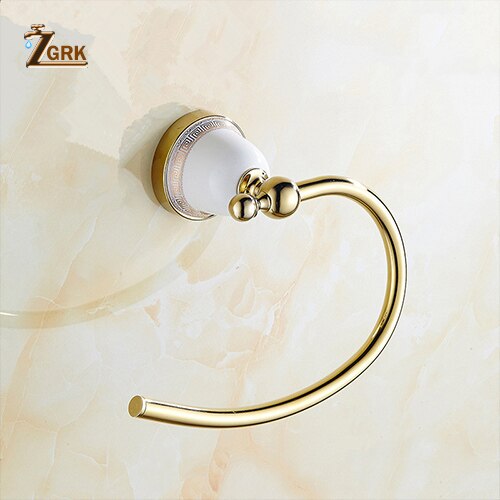 ZGRK Bathroom Hardware Set Robe Hook Towel Rail Ra... – Grandado