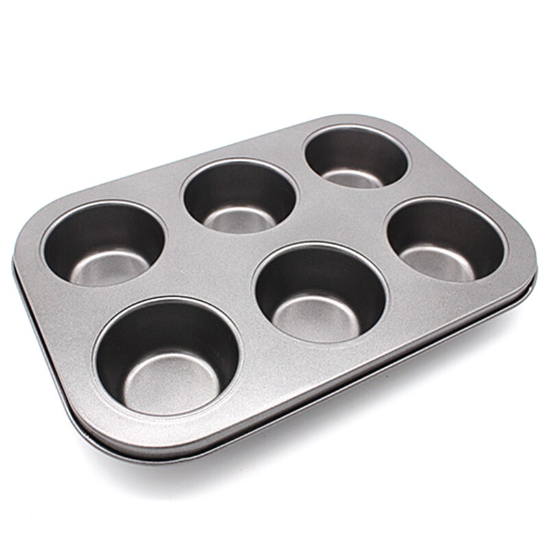 Carbon Steel Nonstick Baking Pan 6 Holes Muffin Cu... – Grandado