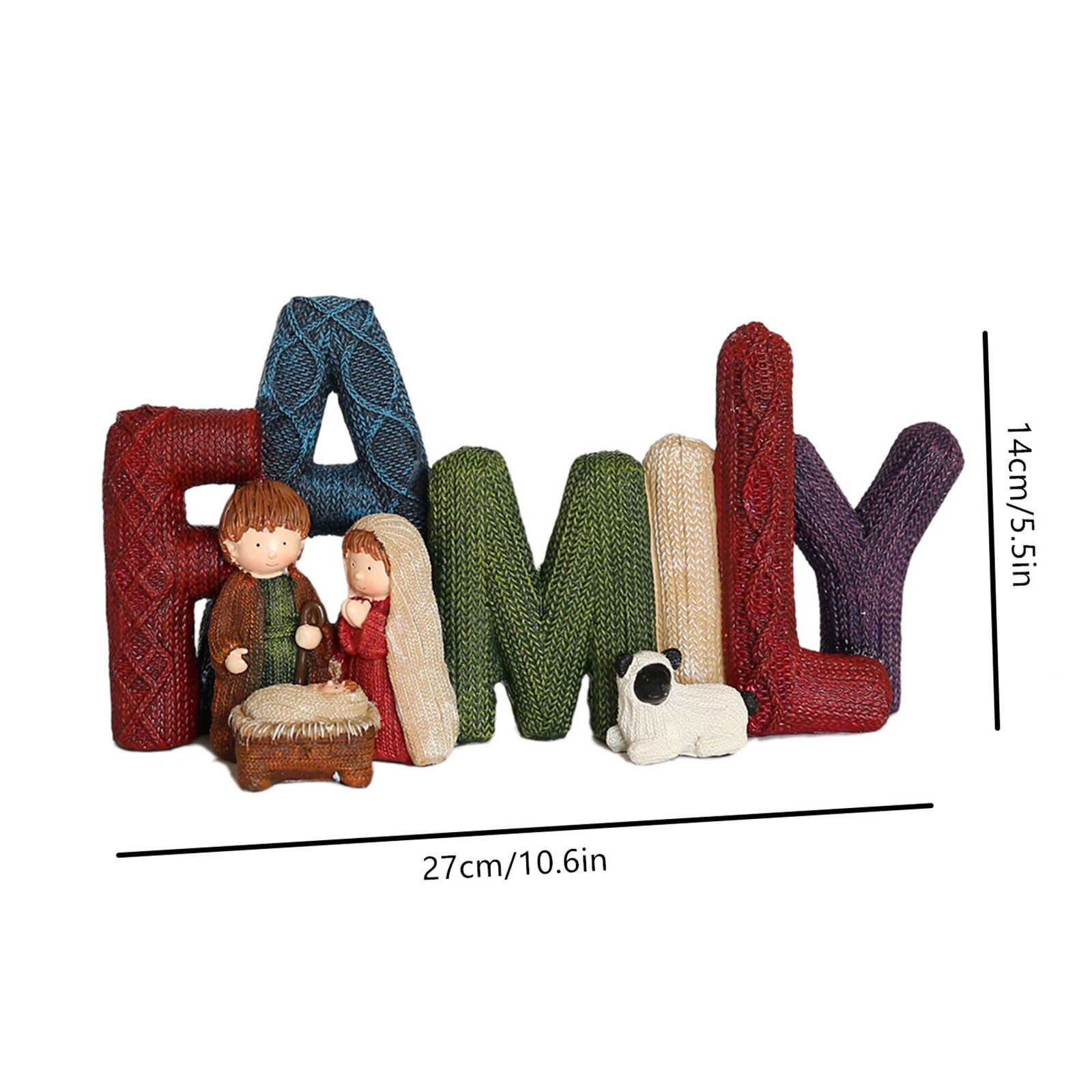 Easter Scene Decoration Resin Ornaments Jesus Resu... – Grandado