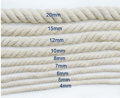 Twist Rope cotton rope thick cotton yarn decorativ... – Vicedeal