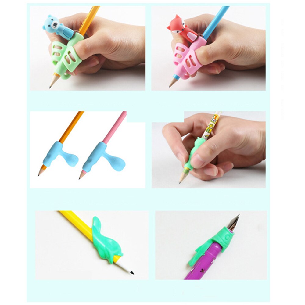 16pcs Pencil Holder Grip Children Cute Pen Handle ... – Vicedeal