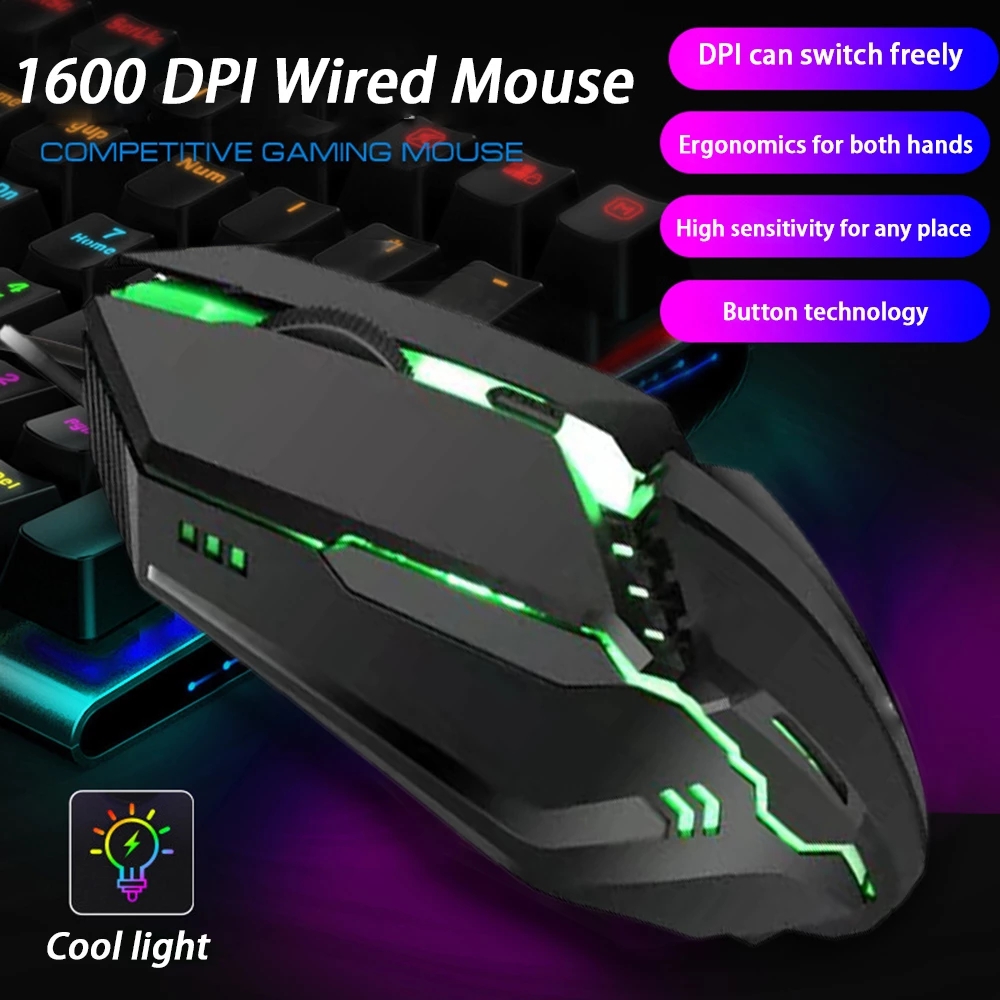 Viper 1600 DPI Mouse Desktop Notebook Universal M1... – Grandado