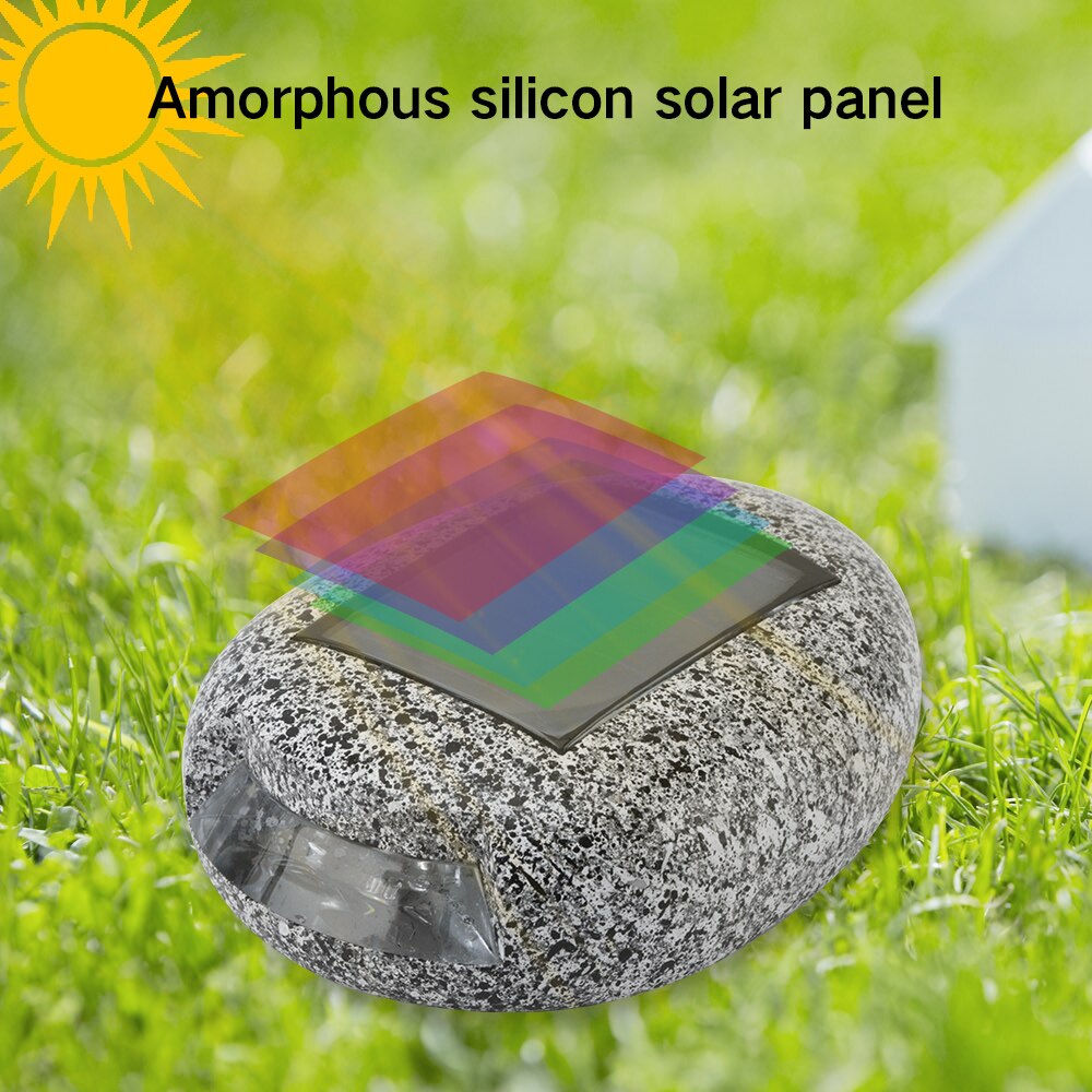 BORUiT Imitation Stone Solar Lamp for Garden Decor... – Vicedeal