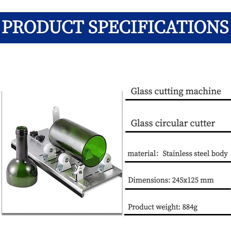 Glass Cutter Glass Bottle Cutter Cutting Tool Squa... – Grandado