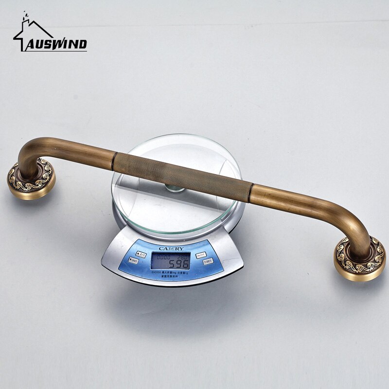 Antique Bathroom Grab Bar Copper Carved Wall Mount... – Grandado