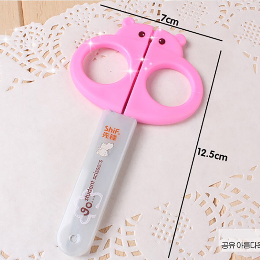 Cartoon Animals Students Scissors Stationery Paper... – Grandado