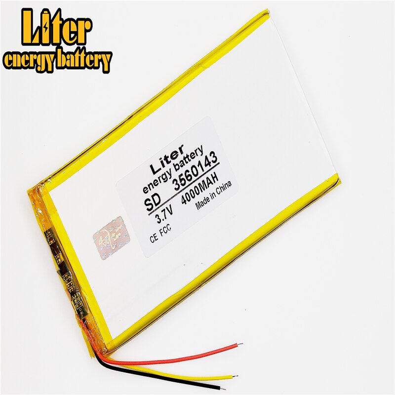 3 line 4000MAH 3.7V 3560143 3560140 NTC Polymer li... – Grandado