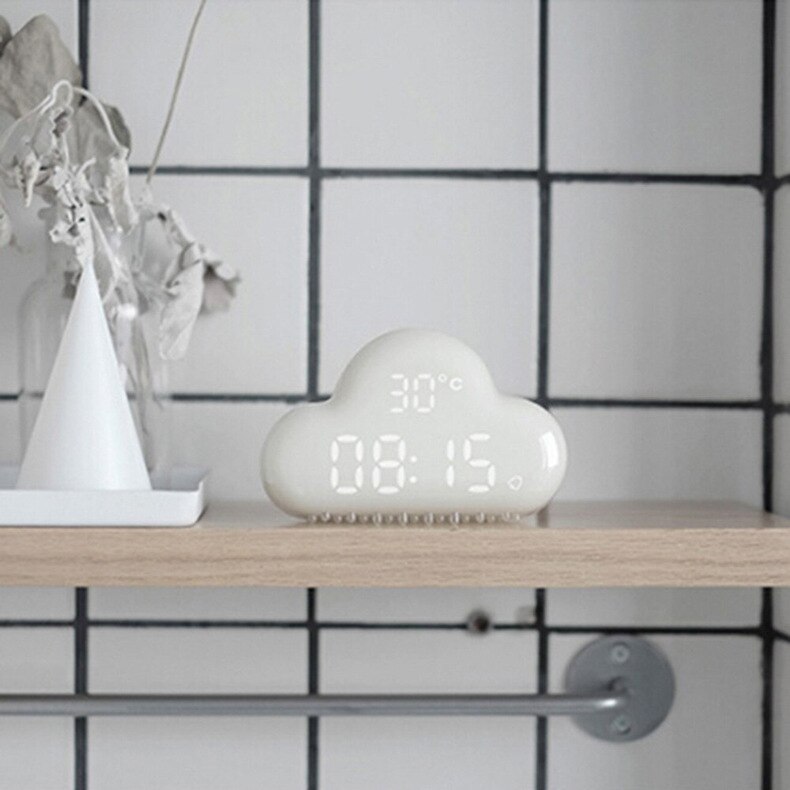 Luminous Alarm Clock Cloud Voice Control Led Desk ... – Grandado