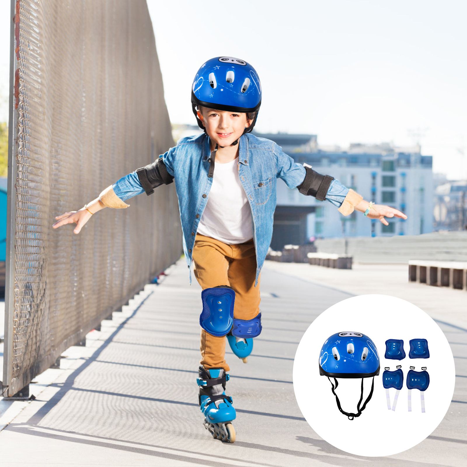 1 Set Children Balance Car Helmet Safety Helmet Kn... – Vicedeal