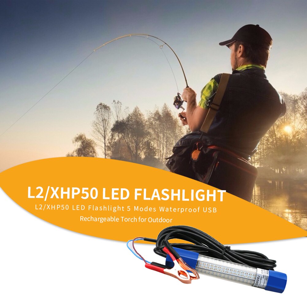 12V LED Fishing Lights 8W Green Lighting Underwate... – Grandado