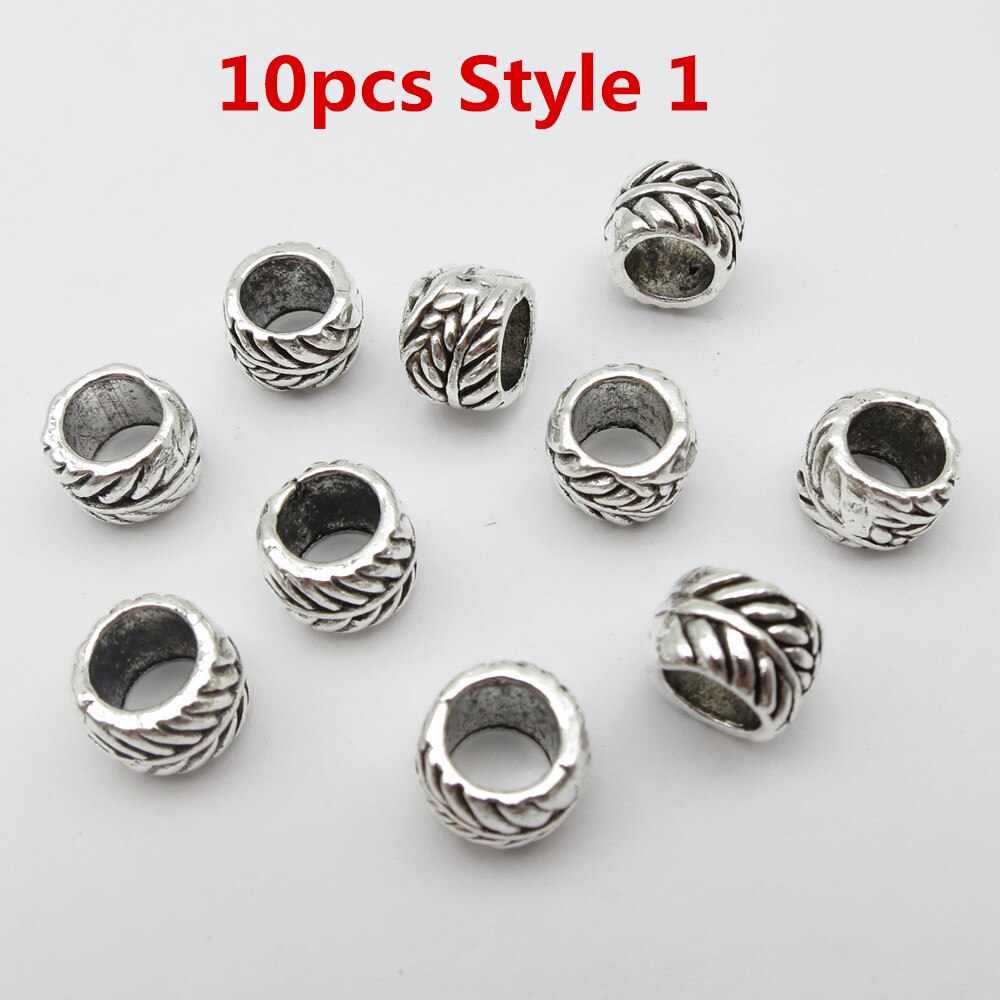 10 Pcs-20 Stuks Metalen Viking Rune Haar Vlecht Dr... – Grandado