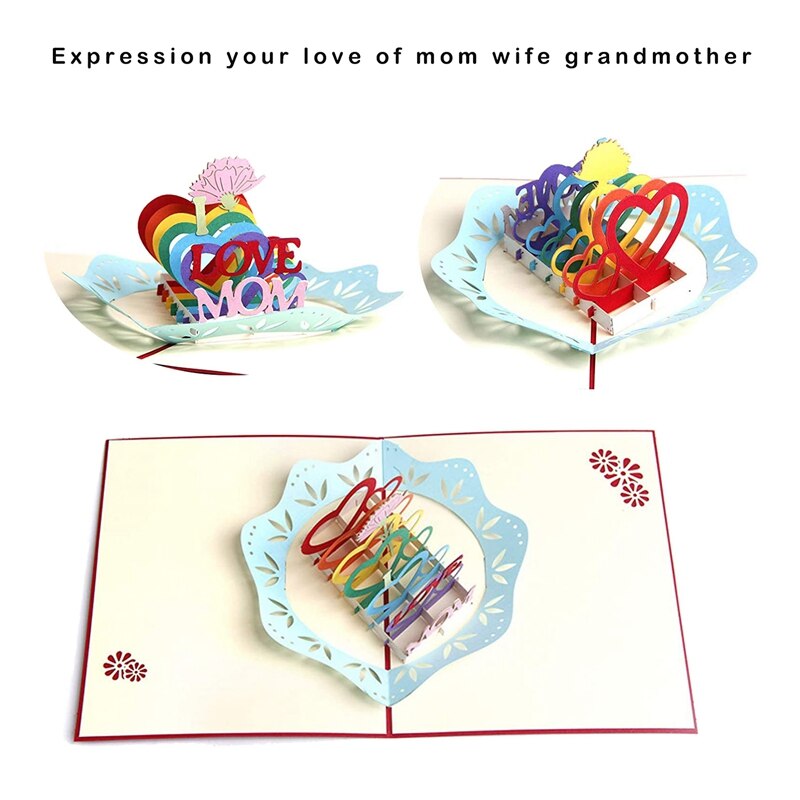 3D Greeting Card for Mom, Mothers Day Thank You Ca... – Grandado