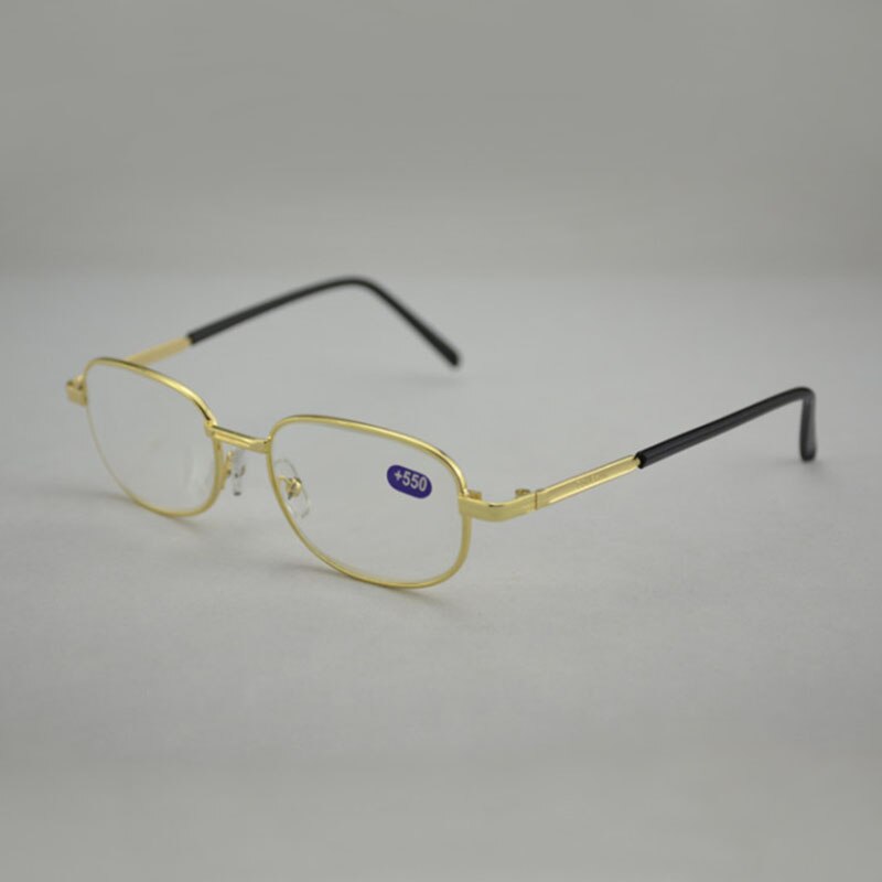 Men Women Reading Glasses Elderly Glass Lenses Met... – Grandado