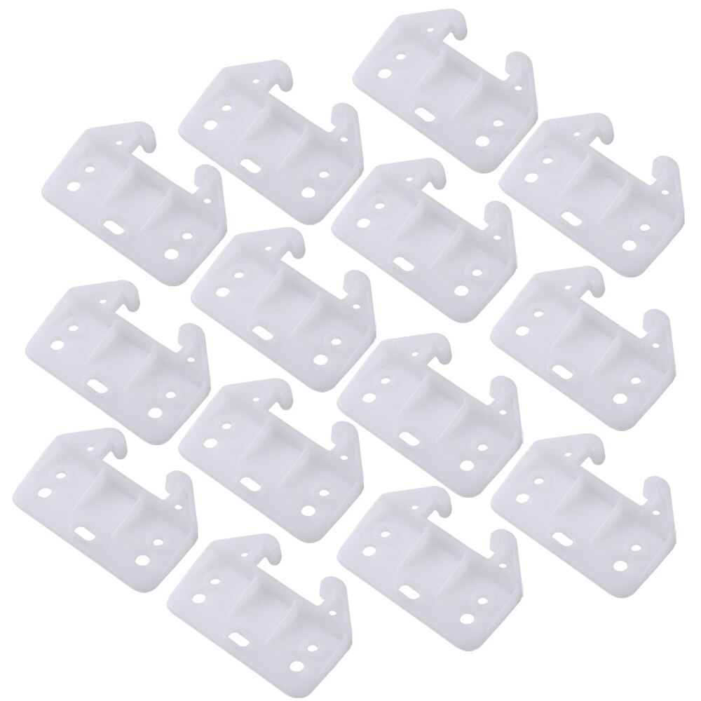 100 Stuks Lade Track Gids Wit Plastic 7 Gaten Beug... – Grandado