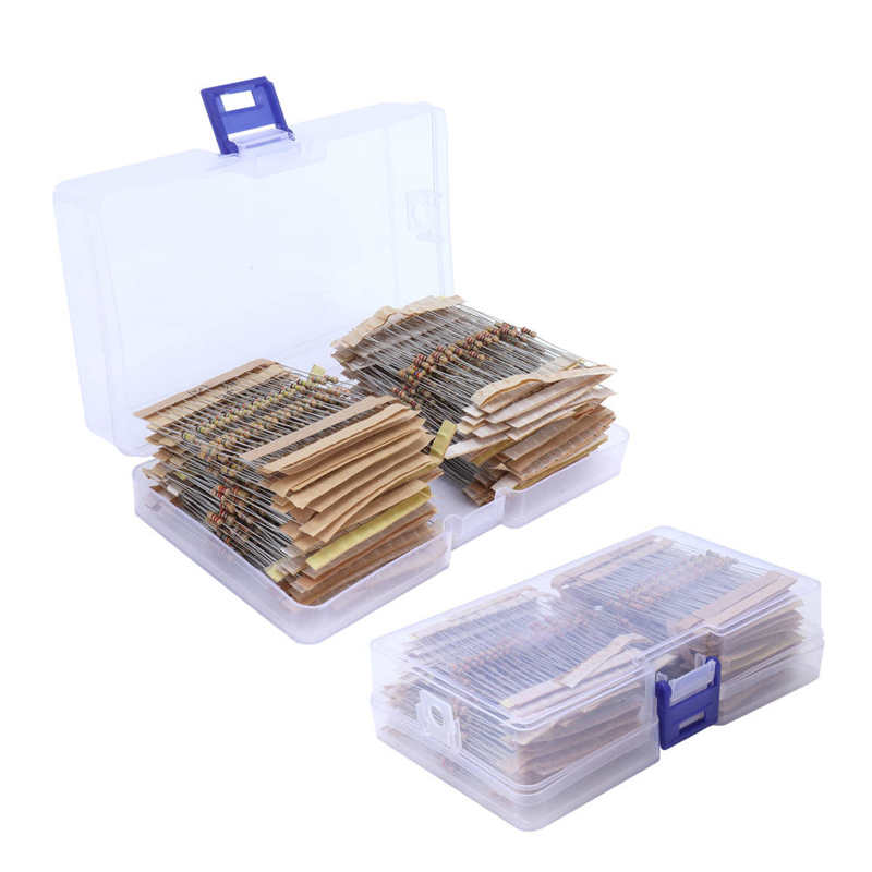 Resistor Kit 0.33Ω‑4.7MΩ Metal Film Resistors for ... – Grandado