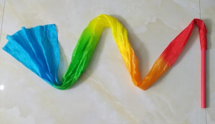 suzakoo 1pcs gymnastic colored ribbon fitness exer... – Vicedeal