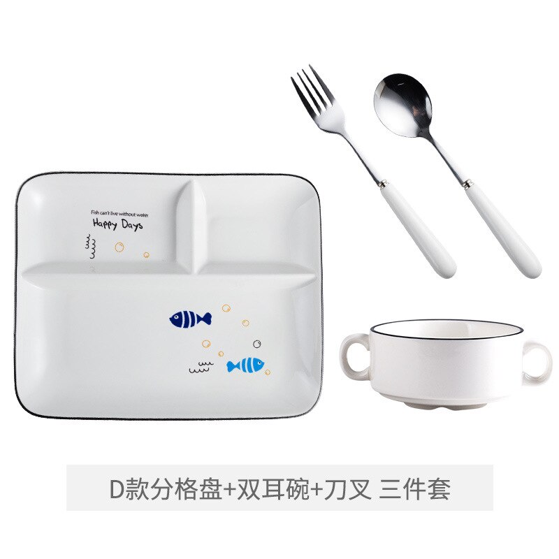 Cartoon Rectangular Ceramic Plate Porcelain Icing ... – Grandado