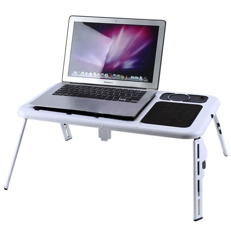 Laptop Desk Foldable Table e-Table Bed USB Cooling... – Grandado