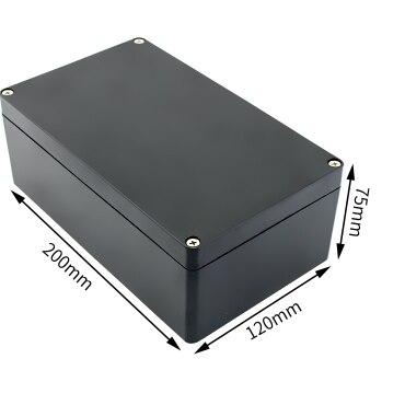 Black color Waterproof Plastic DIY Junction Box En... – Grandado