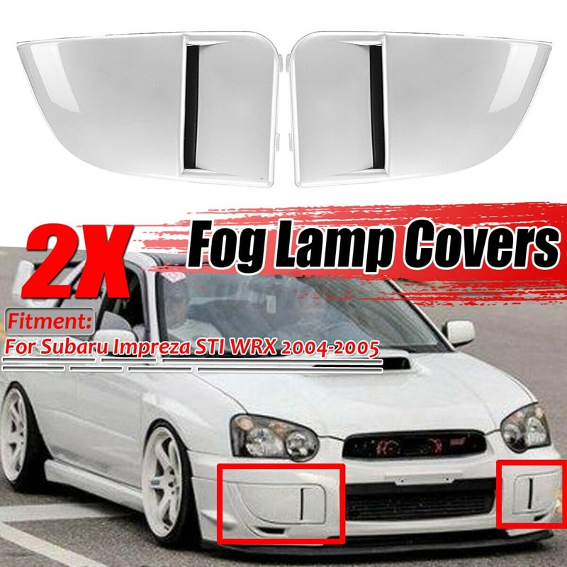 Front Fog Light Lamp Covers Bumper Cover Cap Trim ... – Vicedeal