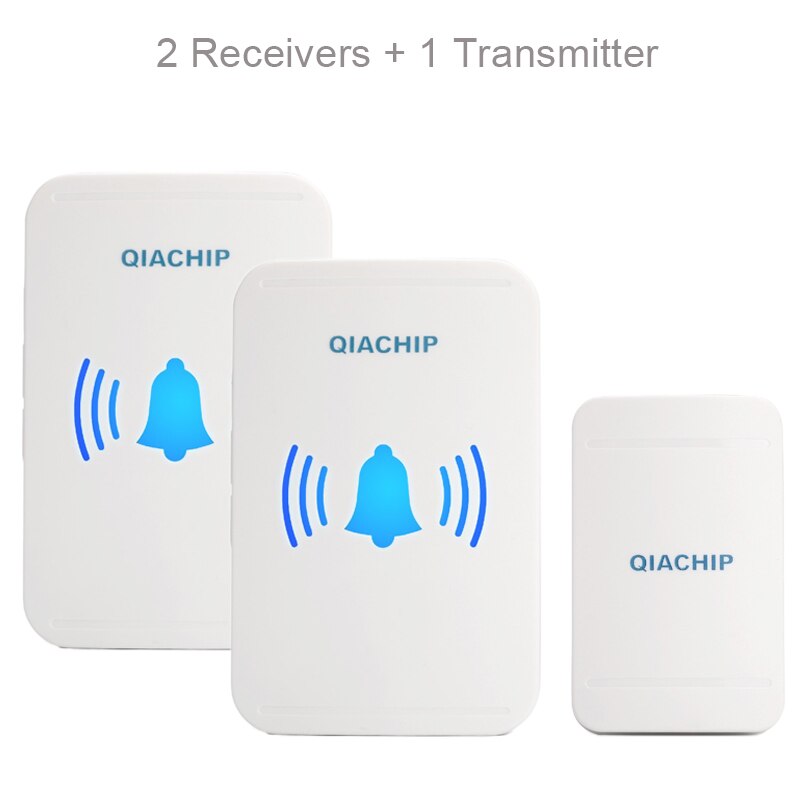 QIACHIP Draadloze Deurbel Chime Kit Ring Deurbel S... – Grandado