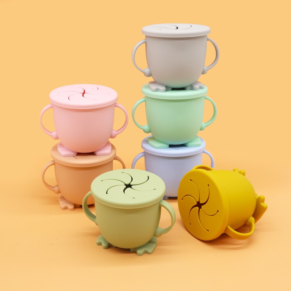 Baby Silicone Feeding Cups Portable Drinkware Sipp... – Vicedeal