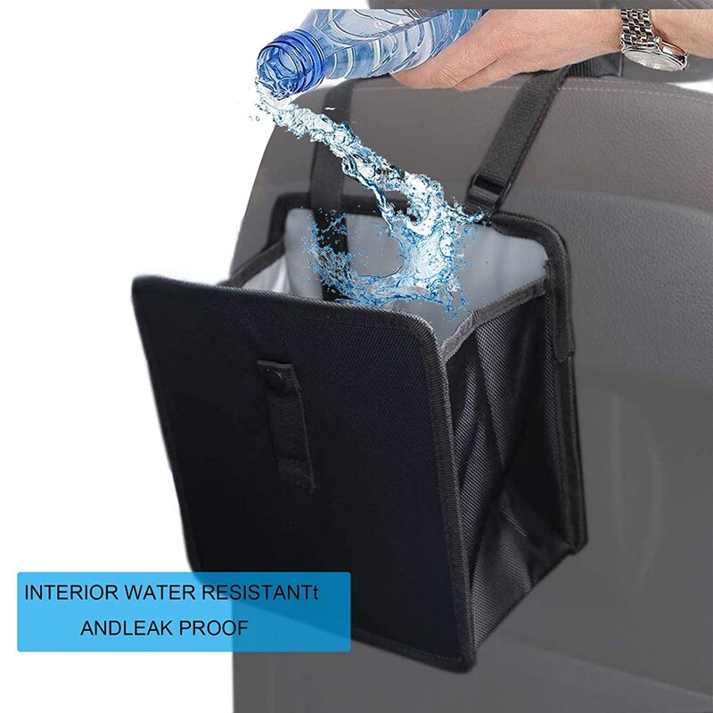 Car Trash Can, Foldable Waterproof Auto Garbage Ba... – Vicedeal