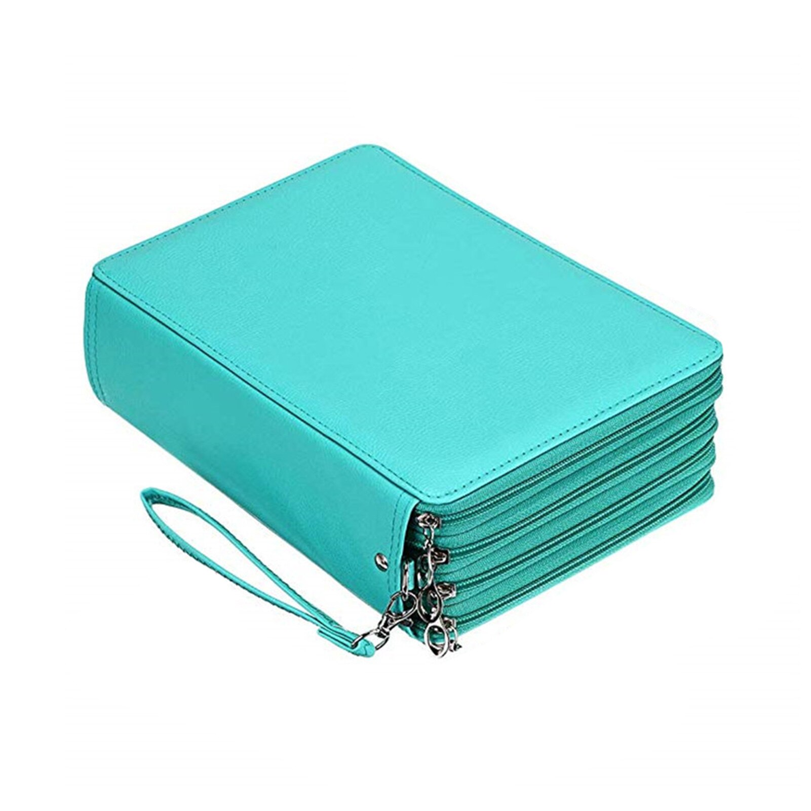 200 Slots PU Leather Large Capacity School Storage... – Grandado