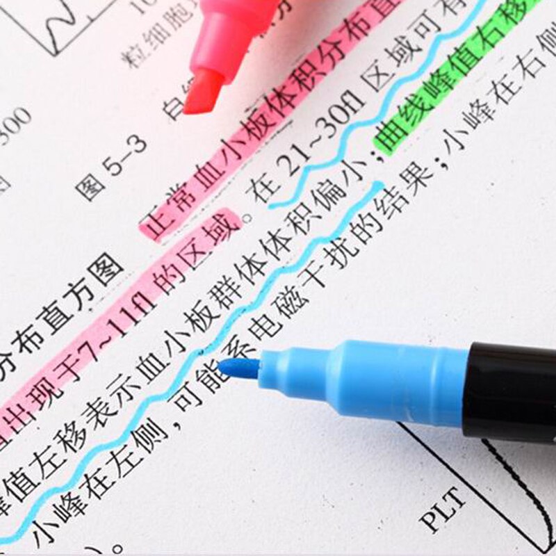 Candy colored double headed student mark marker wa... – Vicedeal