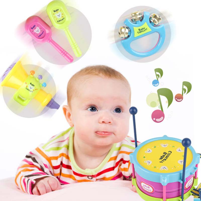 5Piece Set Of Children's Drum Baby Musical Instrum... – Grandado