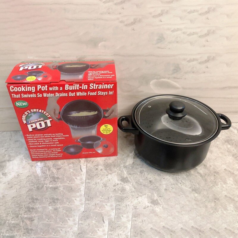 World's Greatest Cooking Pot As Seen Strainer Bask... – Grandado