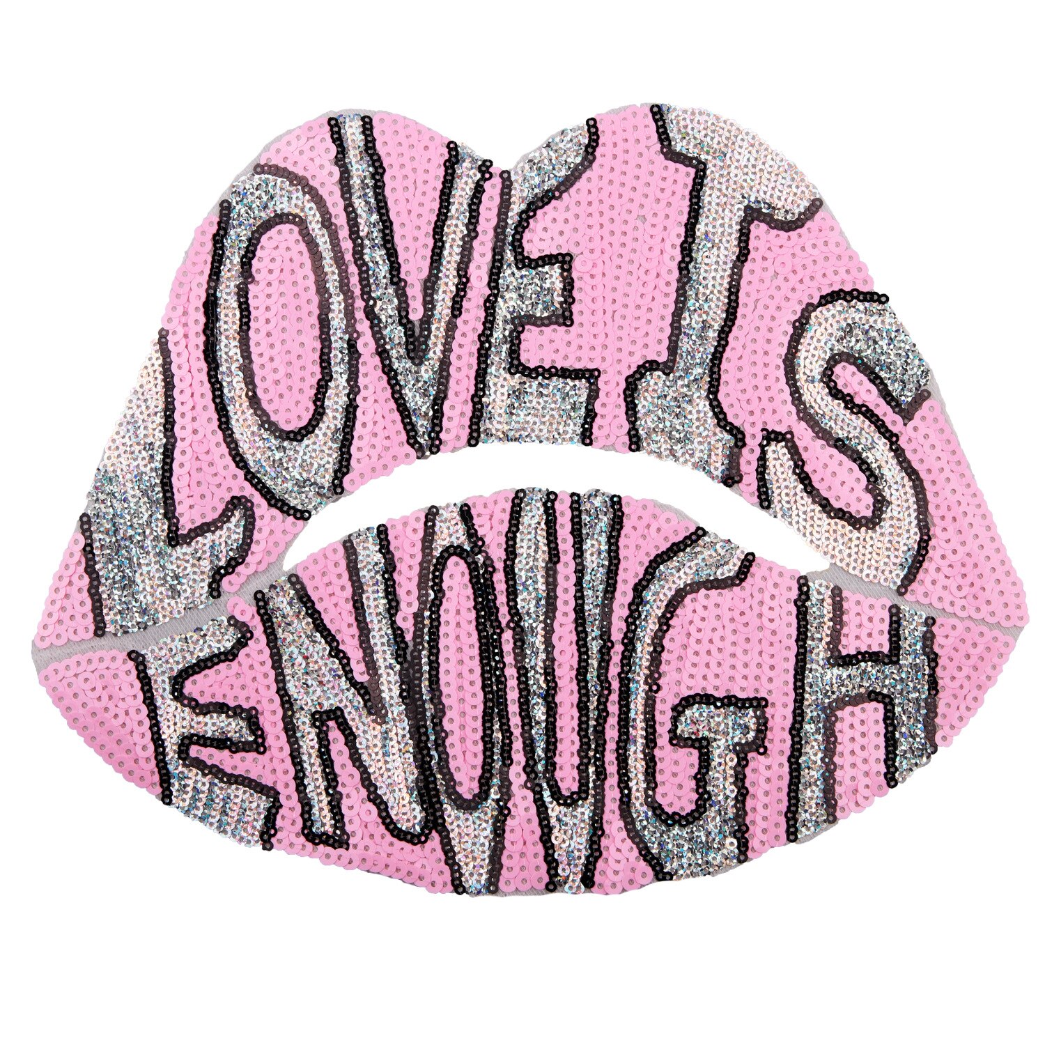 Patch Applicaties 2Pc Roze Met Engels Brief Liefde... – LovingPrices