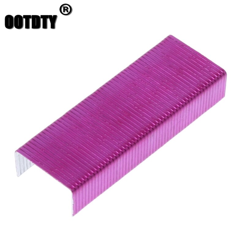 800Pcs/Box 12mm Colorful Metal Staples Office Scho... – Grandado