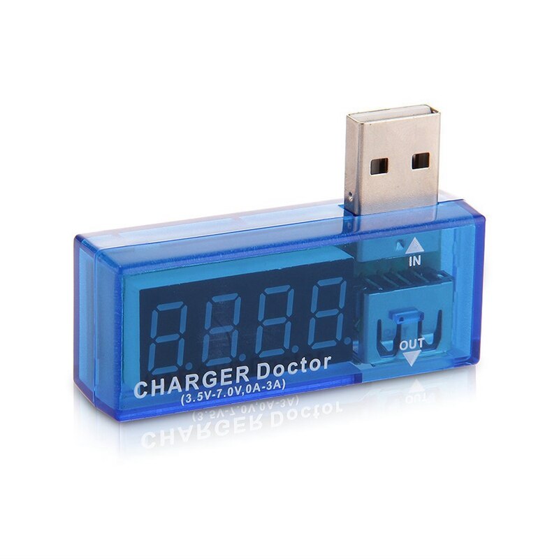 Car Auto Blue USB charging voltage voltmeter DC vo... – Grandado