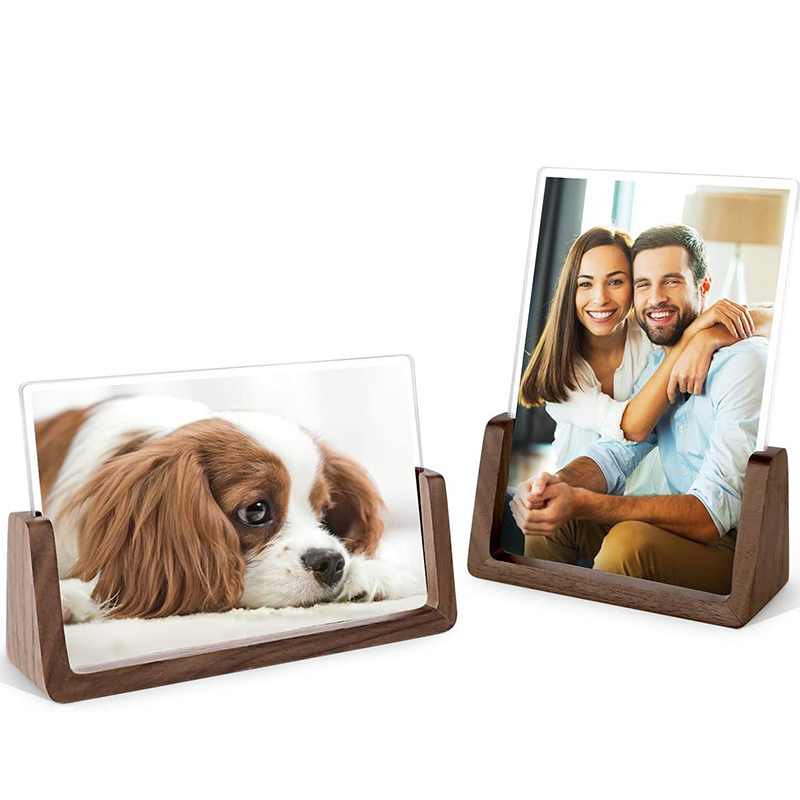 4X6 Wood Photo Picture Frame 2 Pack - Rustic Woode... – Grandado