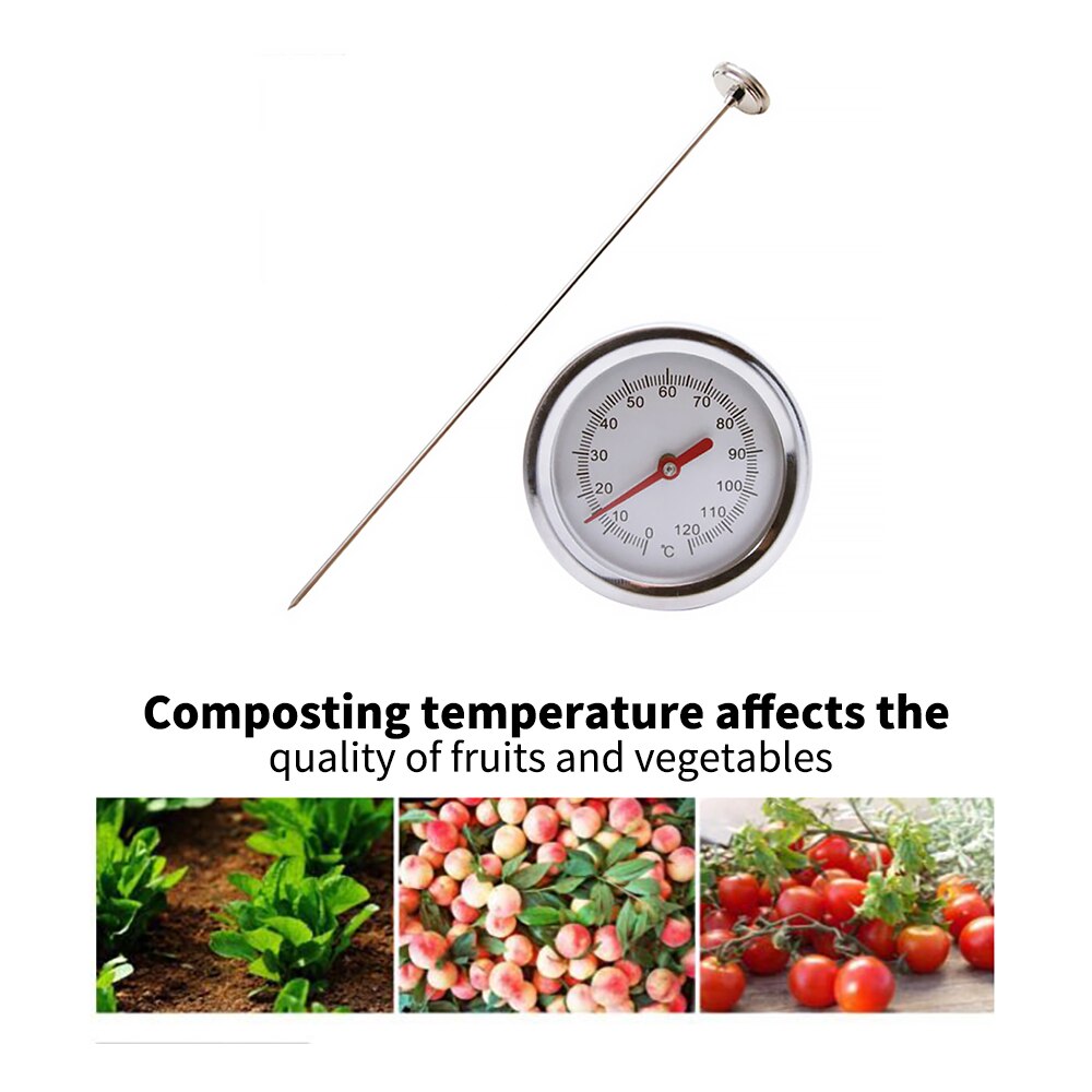 Stainless Steel Soil Thermometer Celsius Measure G... – Grandado